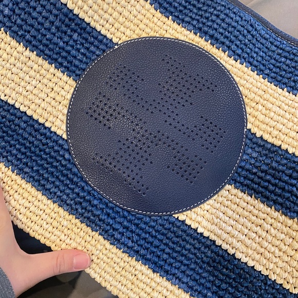 Tory Burch | Bags | Brand New Blue Tory Burch Beach Bag | Poshmark